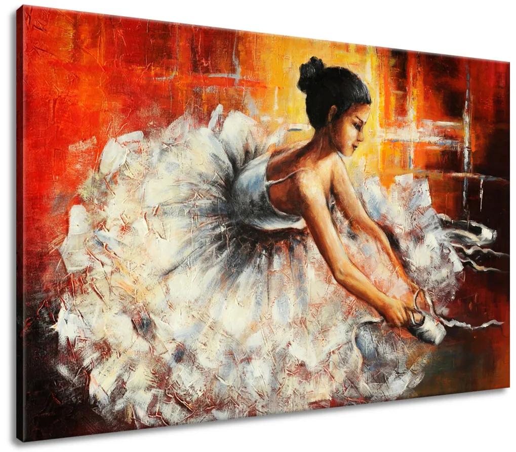 Gario Ručně malovaný obraz Nádherná tanečnice Rozměry: 120 x 80 cm
