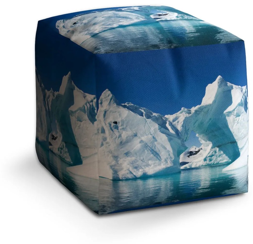 Sablio Taburet Cube Ledovce: 40x40x40 cm