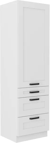 Kuchyňská skříňka LUNA bílá 60 DKS-210 3S 1F barva dvířek: bílá