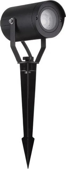 NV 9026127 Venkovní svítidlo s bodcem KIMIKO černý hliník a čiré sklo GU10 1x10W 220-240V bez žárovky IP54 - NOVA LUCE