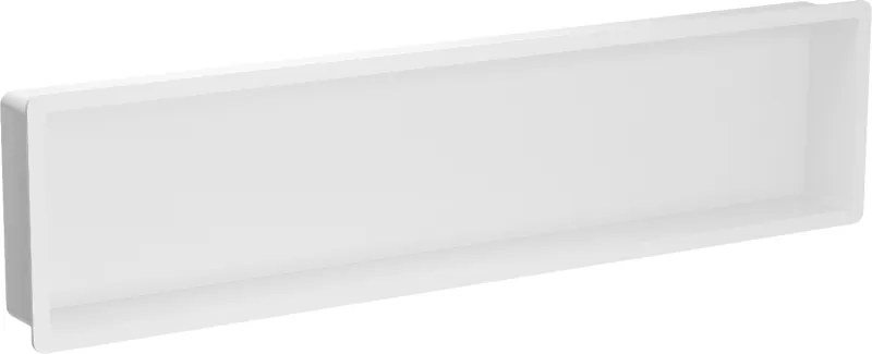 Mexen X-Wall-K, polička na zapuštění z konglomerátu 1227x307x100 mm, bílá, 1900123010