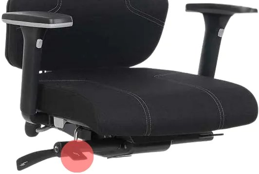 MERCURY Ergonomická kancelářská židle DELI - černá látka