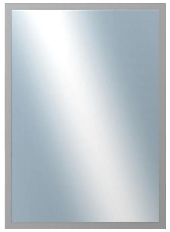 DANTIK - Zarámované zrcadlo - rozměr s rámem cca 50x70 cm z lišty KASSETTE světle šedá (3077)