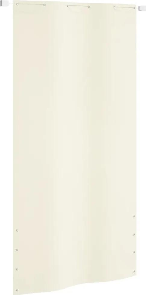 vidaXL Balkonová zástěna 120 x 240 cm oxfordská látka [148575] Barva: Bílá
