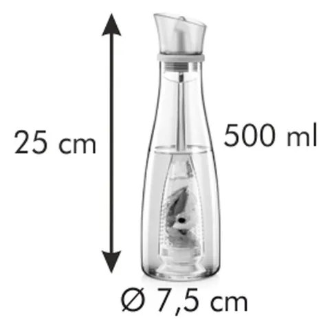 TESCOMA Nádoba na olej VITAMINO 500 ml, s vyluhovacím sítkem
