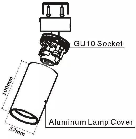 T-LED Bílé LED bodové svítidlo