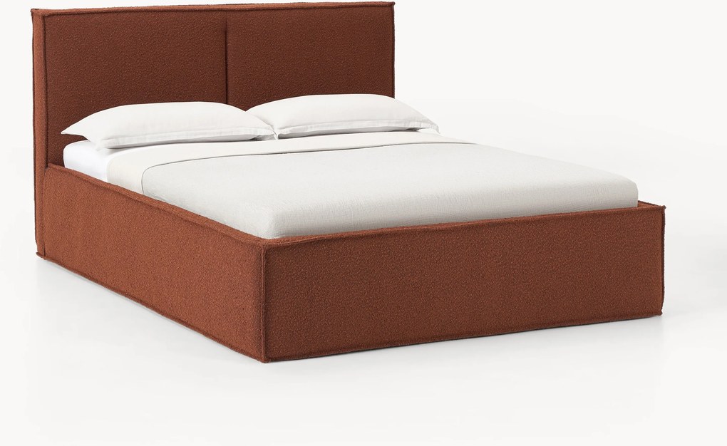 Čalouněná bouclé postel Dream