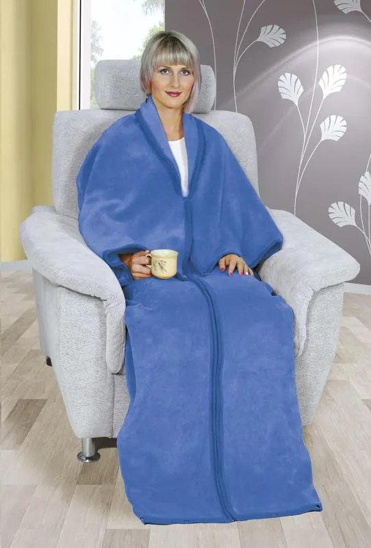 Bellatex Korall televizní pytel 150x180 cm Modrá 150x180 cm