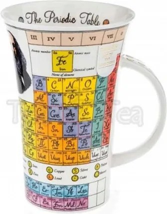Hrnek Glencoe Periodická tabulka 500 ml Dunoon