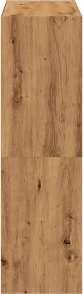 Knihovna dub artisan 102 x 32 x 108 cm kompozitní dřevo 3307845