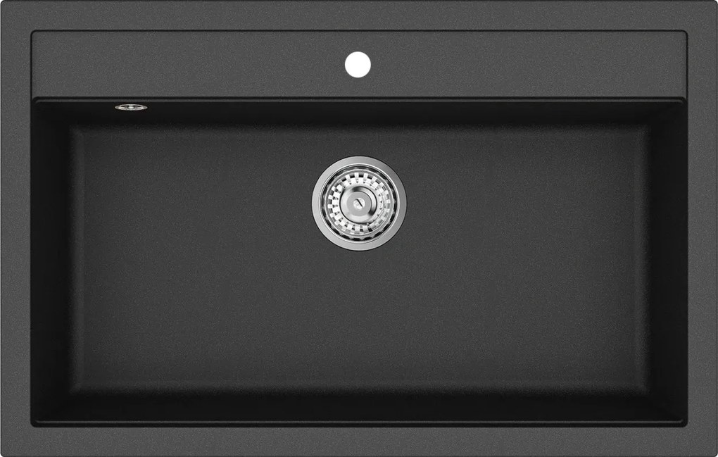Aquastone SIMPLE 80 černá metalická