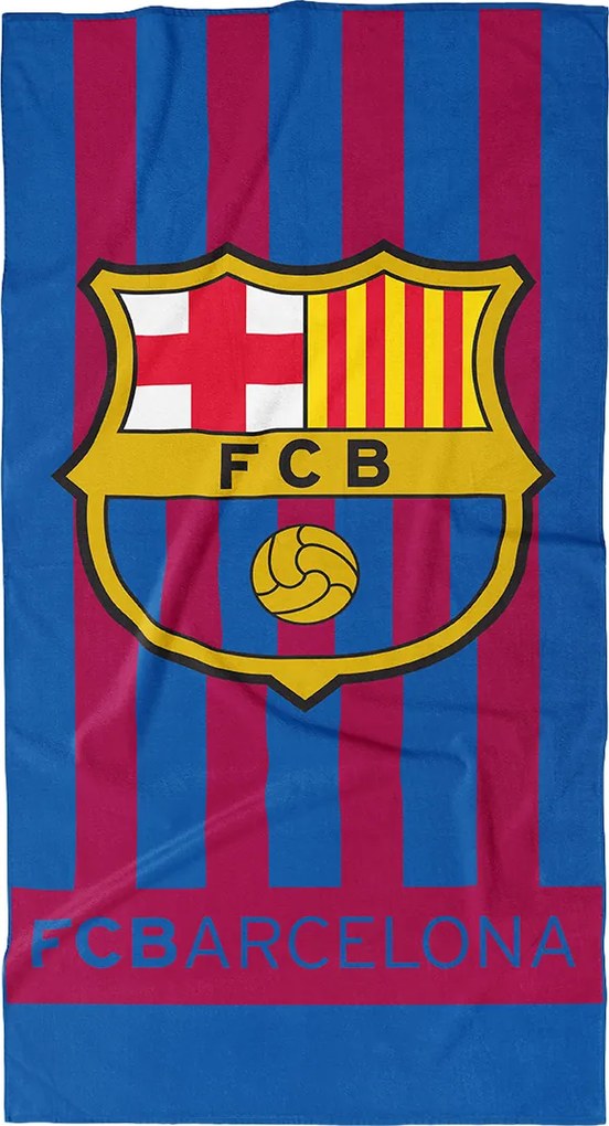 Fotbalová osuška FC Barcelona Vertical