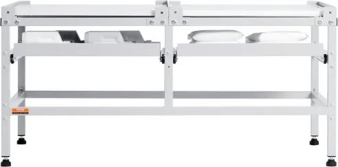 Stojan na pračku podstavec 123,2 × 63,5 cm 267,6 kg s dvojitým zásobníkem