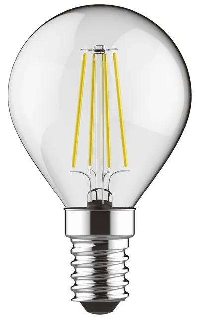 Diolamp Retro LED Filament žárovka Mini Globe Clear P45 5W/230V/E14/2700K/440Lm/300°/Step Dim