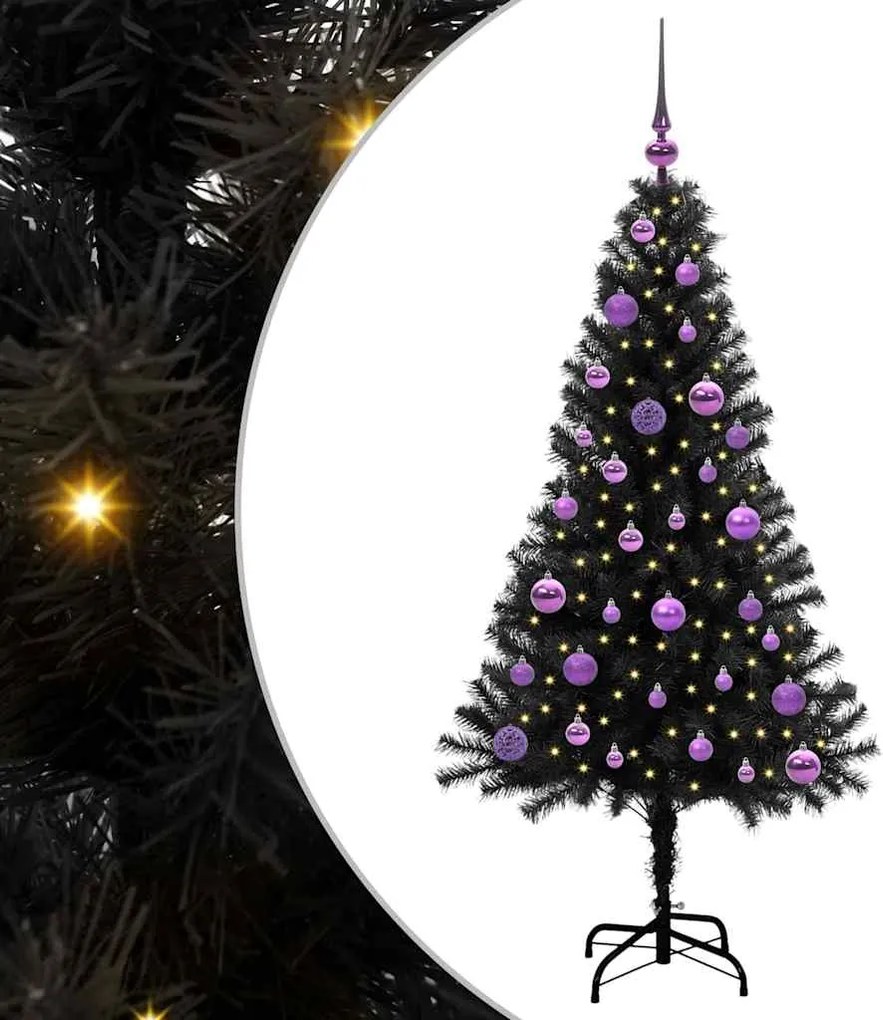 Vánoční stromeček Černá 150 cm PVC 3396471