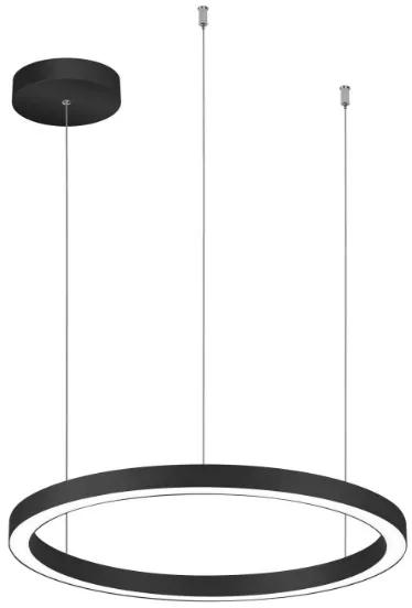 Palnas Dara, Závěsné designové led svitidlo Barva: Černá, Velikost: 78cm, Konfigurace: Dálkové ovládání