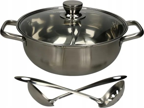 Hrnec pro Hot Pot o průměru 28 cm z nerezové oceli Golden Turtle