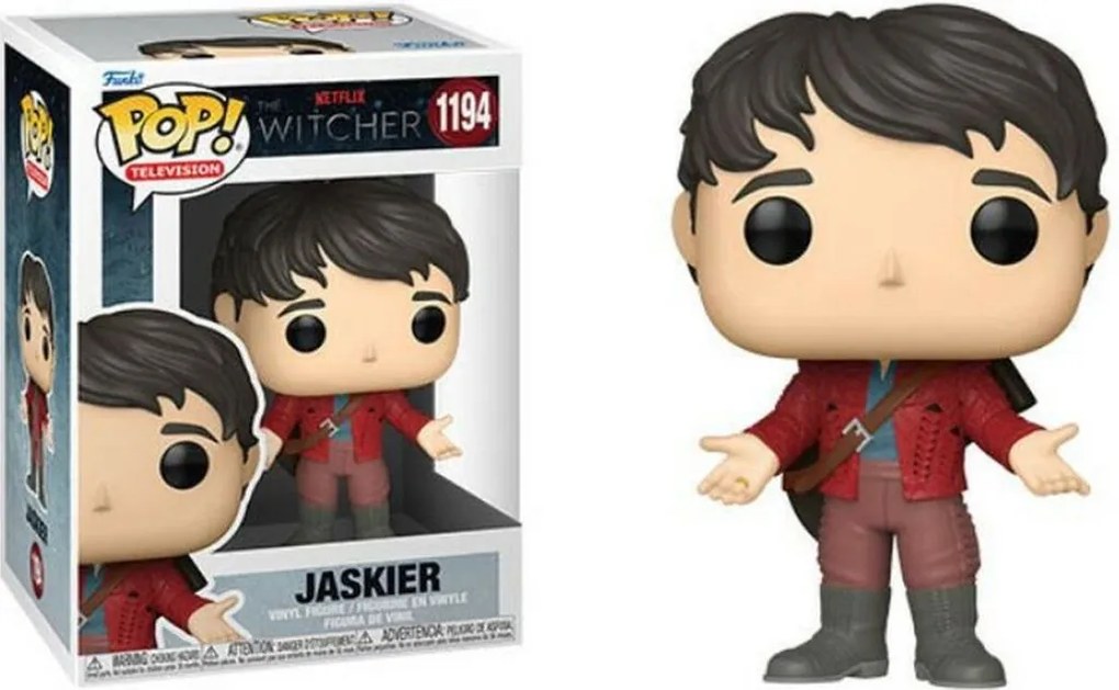 Funko pop tv: witcher - jaskier (red outfit)