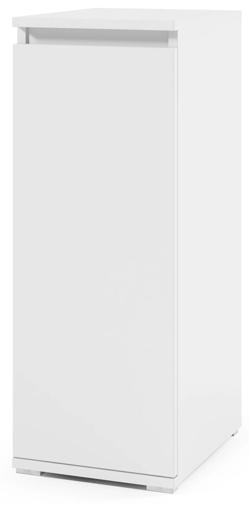 Eka Předsíňová stěna s čalouněnými panely Trinity 25 - Bílá / Tmavá béžová 2305
