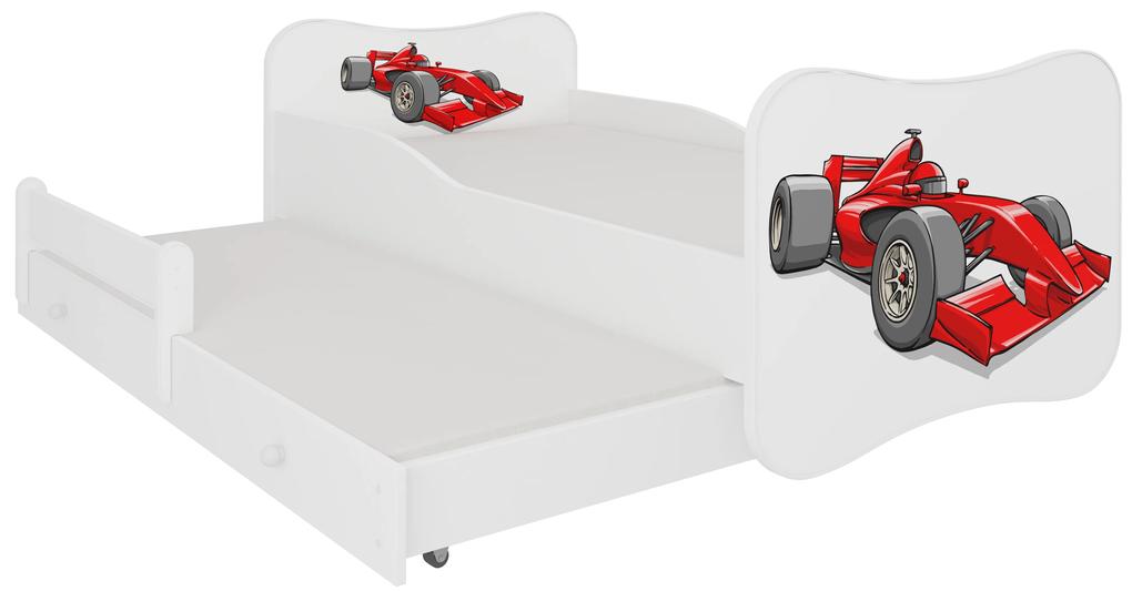 Dětská postel s matracemi GONZALO II 160x80 Motiv: FORMULA