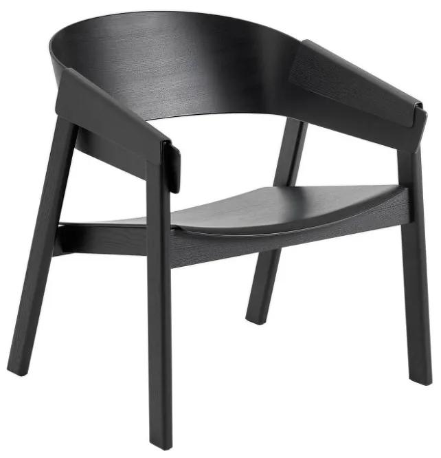 Muuto Křeslo Cover Lounge Chair, black