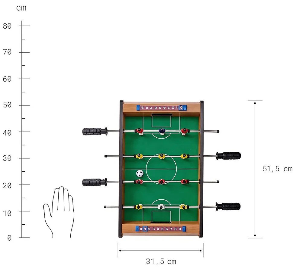 Butlers GOOOALIAT Stolní fotbálek