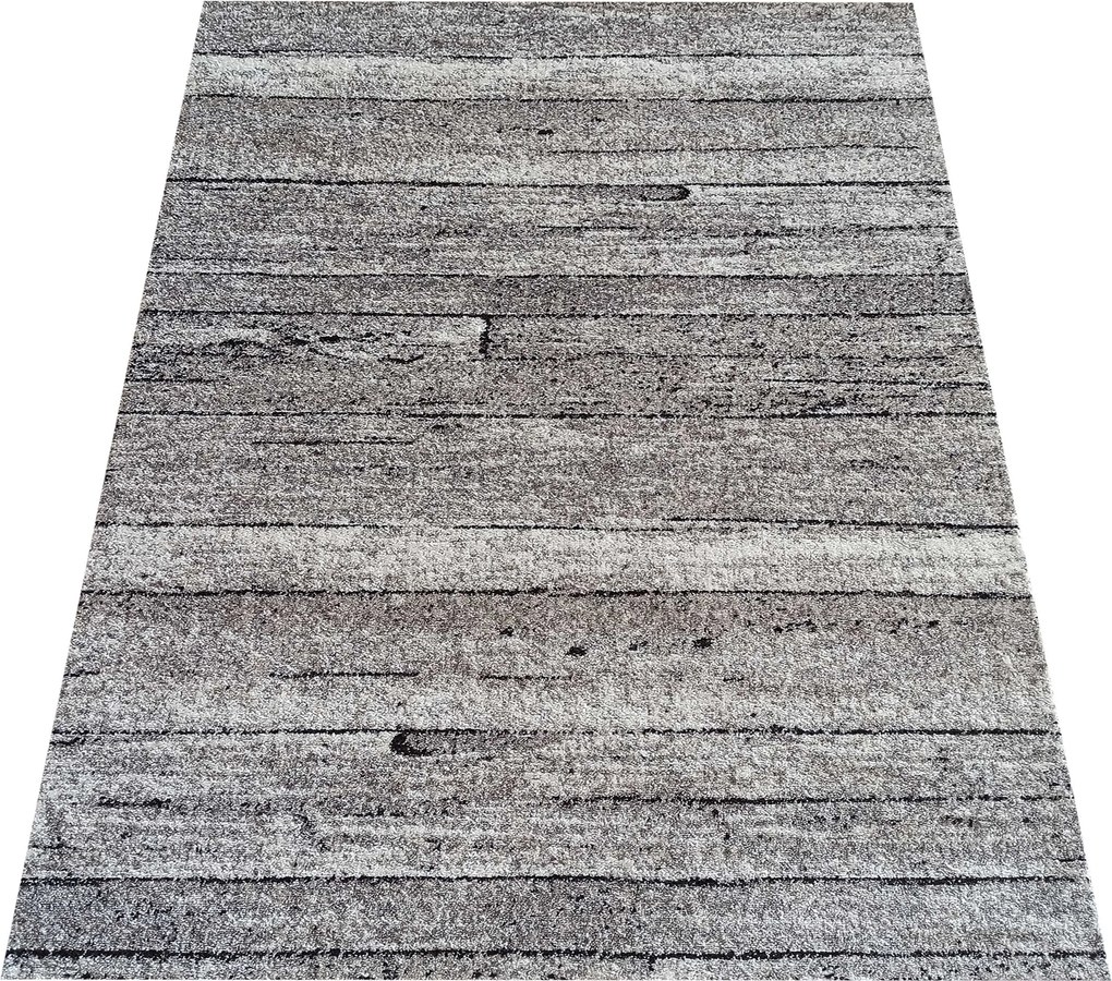DY Šedý moderní koberec s abstraktním vzorem Panamero 20 Rozměr: 60x100 cm