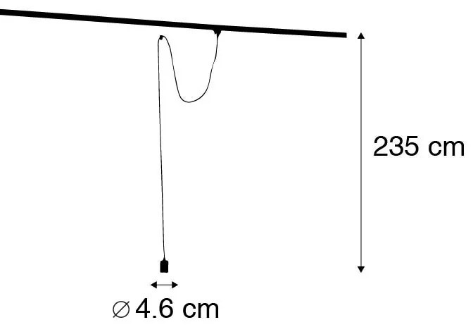 Závěsné svítidlo s kolejnicovým zavěšením bílé - Cavalux