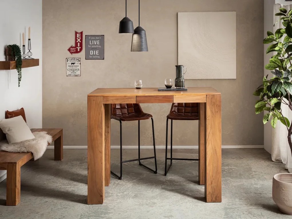 furniture-nabytek.cz - Barový stůl Osvaro 135x70 Akácie