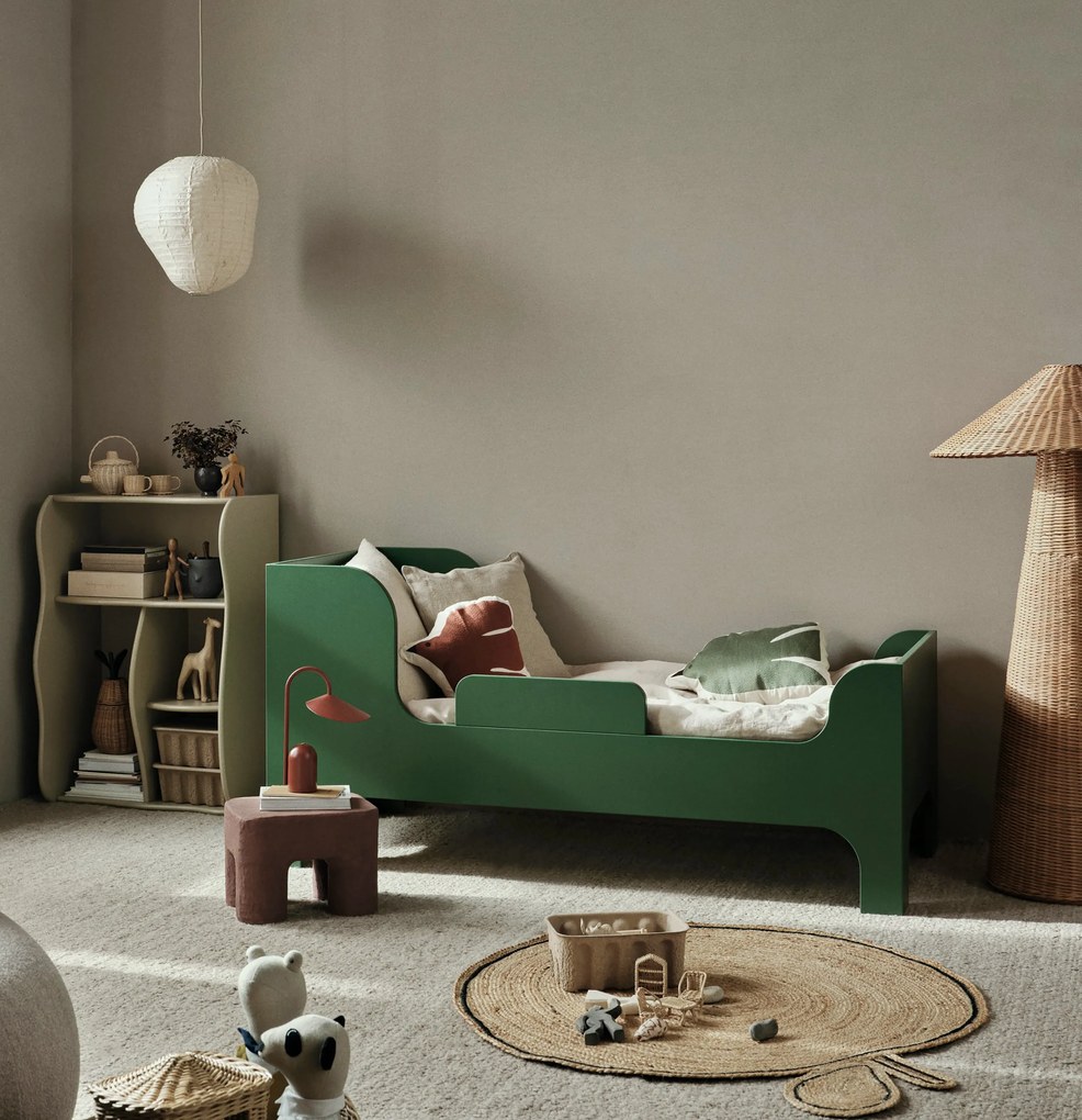 FERM LIVING Polštář Swif Bird, Avocado Green