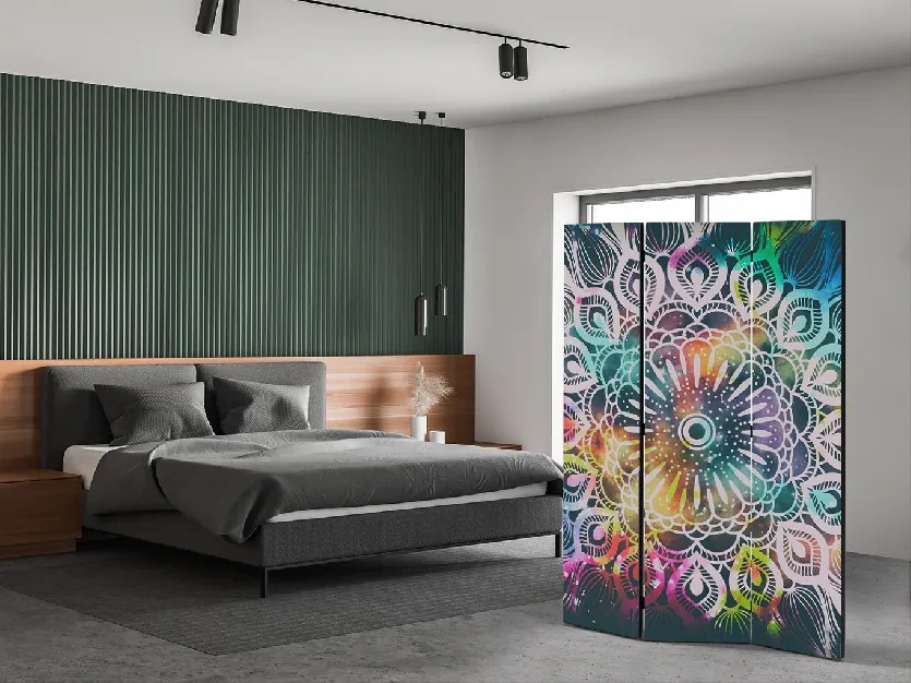 Paraván energická mandala Rozměr: 135 x 180 cm