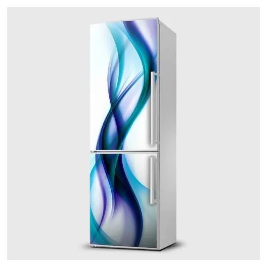 E-shop24, Pi51SL1282, Rozměr 65x180 cm, Fototapeta samolepící na lednice - Dým modrý