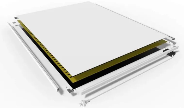 Nástěnný infrapanel ByeCold 350 W, 60 × 60 cm, WiFi