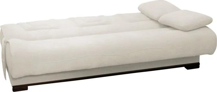 Casarredo - Komfort nábytek Rozkládací trojmístná pohovka ERIKA s úložným prostorem, kůže | potah: kůže K-18,Vyberte si moření dřeva:: moření mahagon
