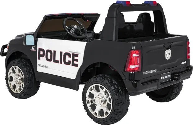 Elektrické autíčko RAM 3500 policejní černé