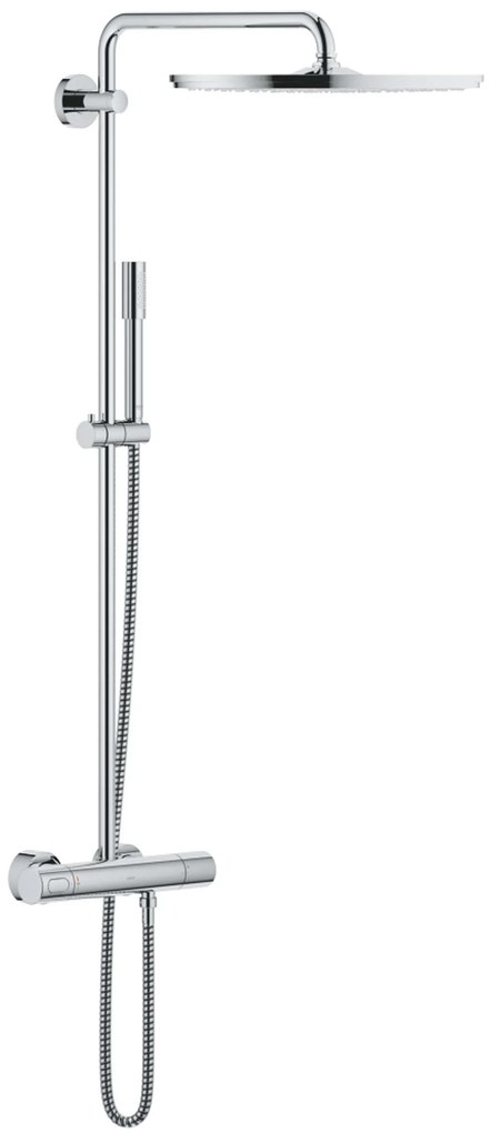 Grohe Rainshower - Sprchový set 400 s termostatem, 1 proud, chrom 27174001
