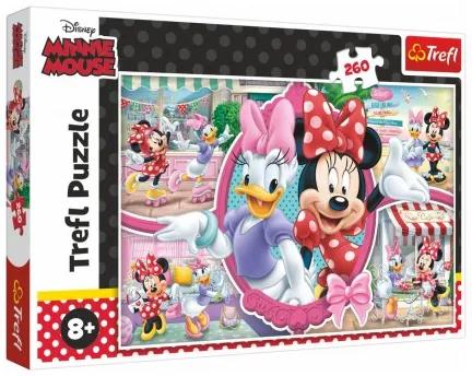 TREFL Puzzle Minnie a Daisy/Disney 60x40cm 260 dílků v krabici 40x26x4,5cm