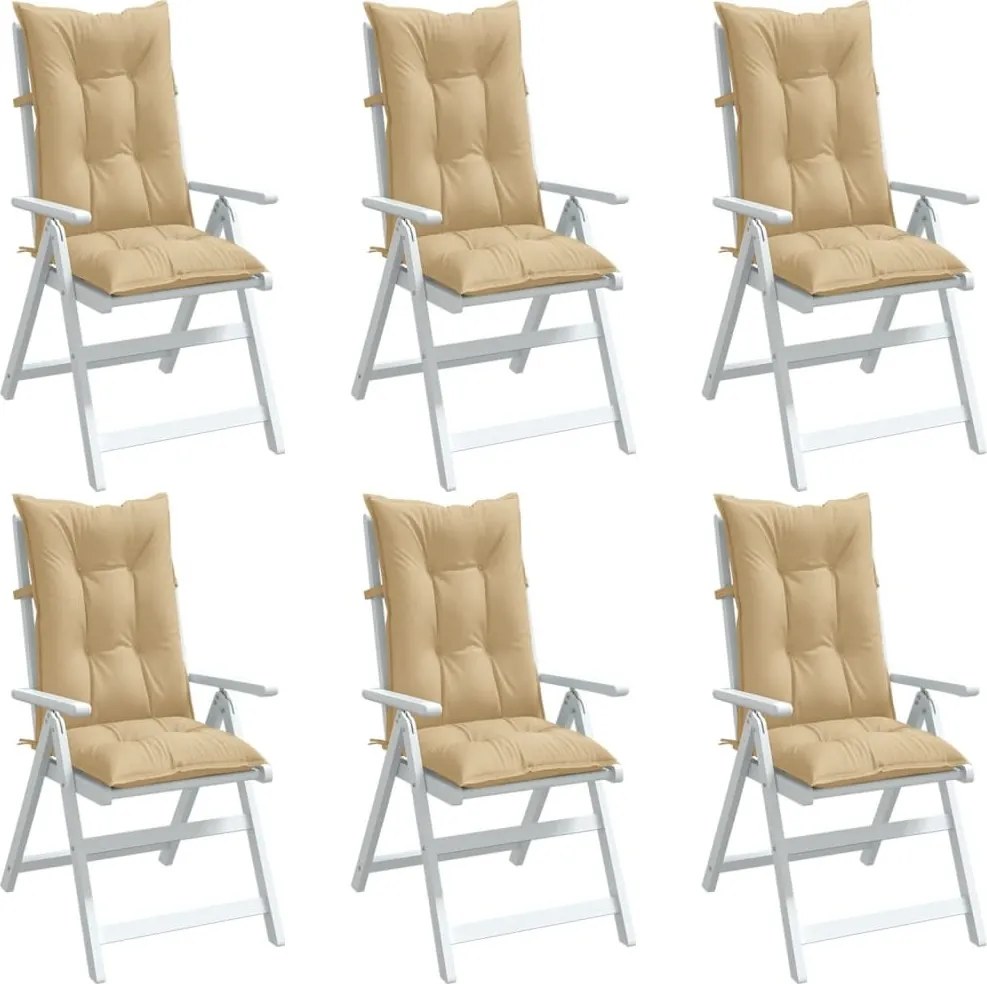 vidaXL Souprava polštářů pro vysokou židli 6 ks Polyester [4002357] Barva: melanžová antracitová