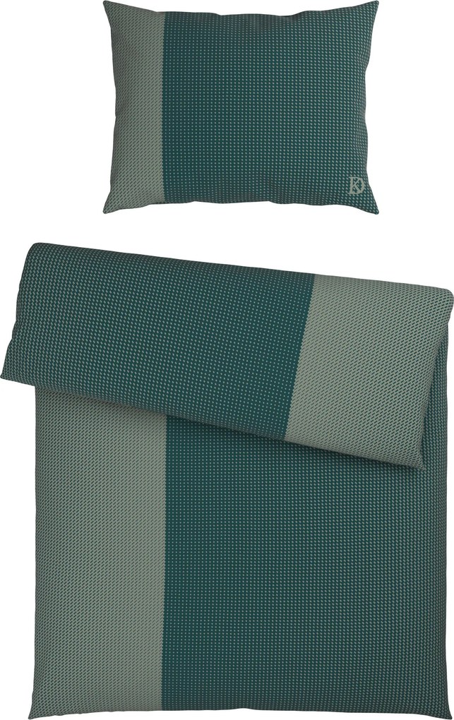 XXXLutz POVLEČENÍ satén zelená 140/200 cm Dieter Knoll - Povlečení - 004378025603