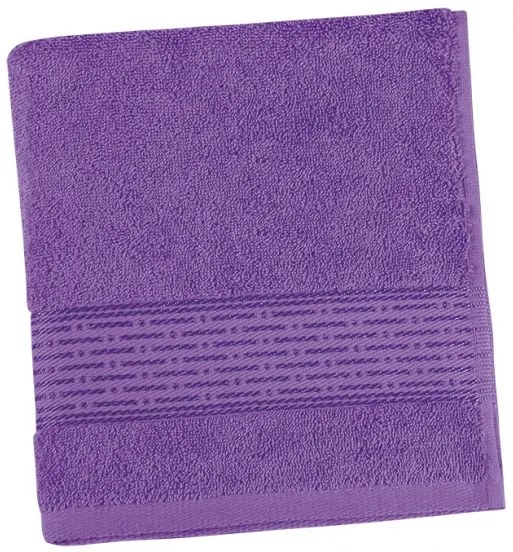 Bellatex froté ručník Proužek 50x100 cm fialový