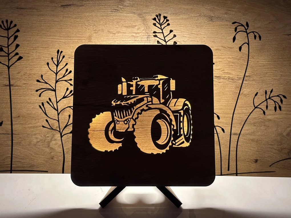 Li-Go "Traktor" lampa 19x19cm provedení povrchu: dub světlý