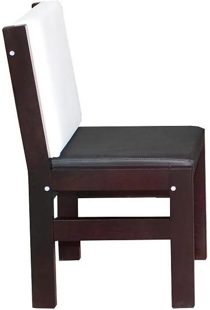 Jídelní židle Ryjo, masiv olše, cayenne 1114 / wenge