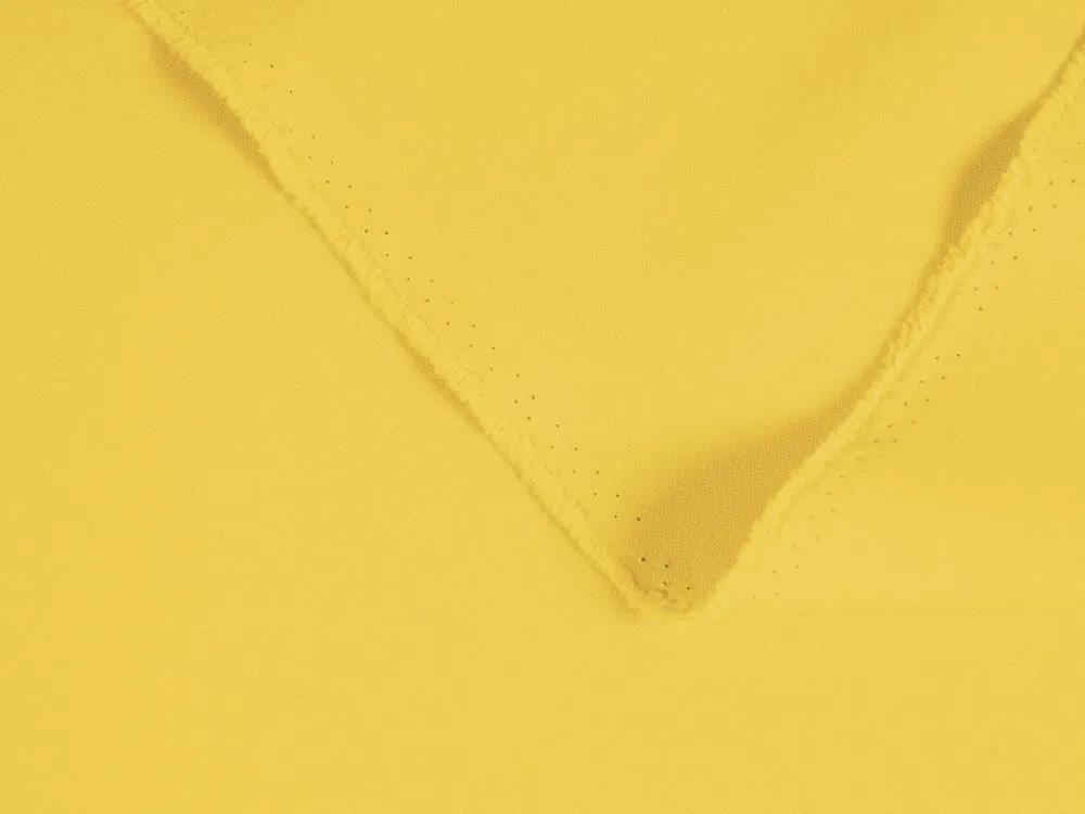 Biante Dekorační kulatý ubrus Rongo RG-050 Světle žlutý Ø 110 cm