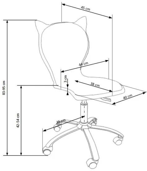 Dětská židle Kitty II