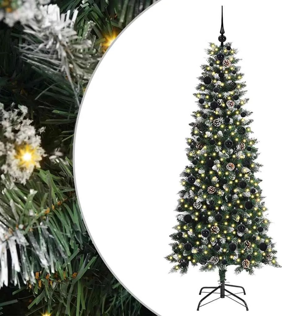 Umělý vánoční stromeček Zelená 180 cm PVC, plast a ocel 3395821