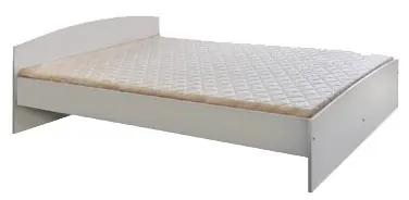 Manželská postel dvoulůžko 160x200 IA341B, lamino bílá IA-EXPORT