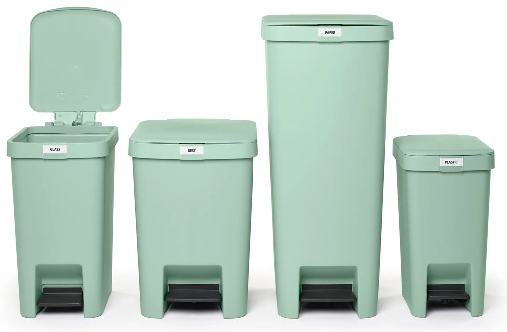 Brabantia Pedálový koš StepUp 25L světle zelený