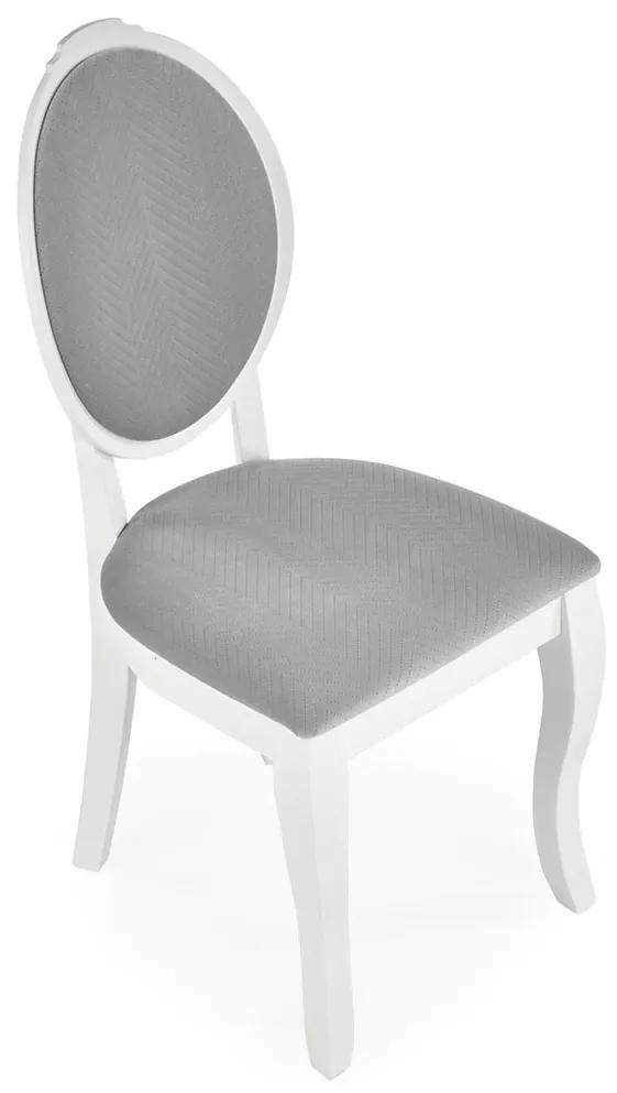 Židle Velo bílý / popelavý