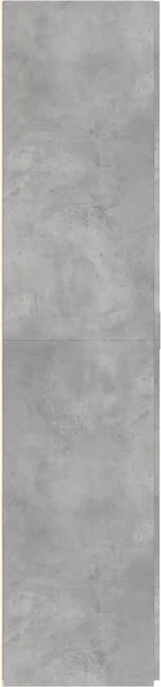 Skříň highboard betonově šedá 70x42,5x185 cm kompozitní dřevo 3281430
