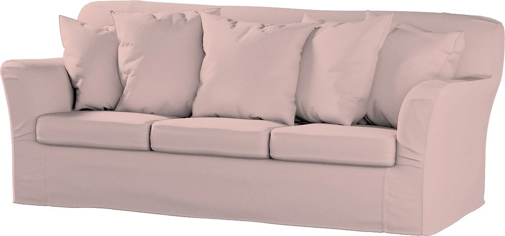 Potah na pohovku IKEA Tomelilla 3-místná nerozkládací barva růžová látka pletený vzor